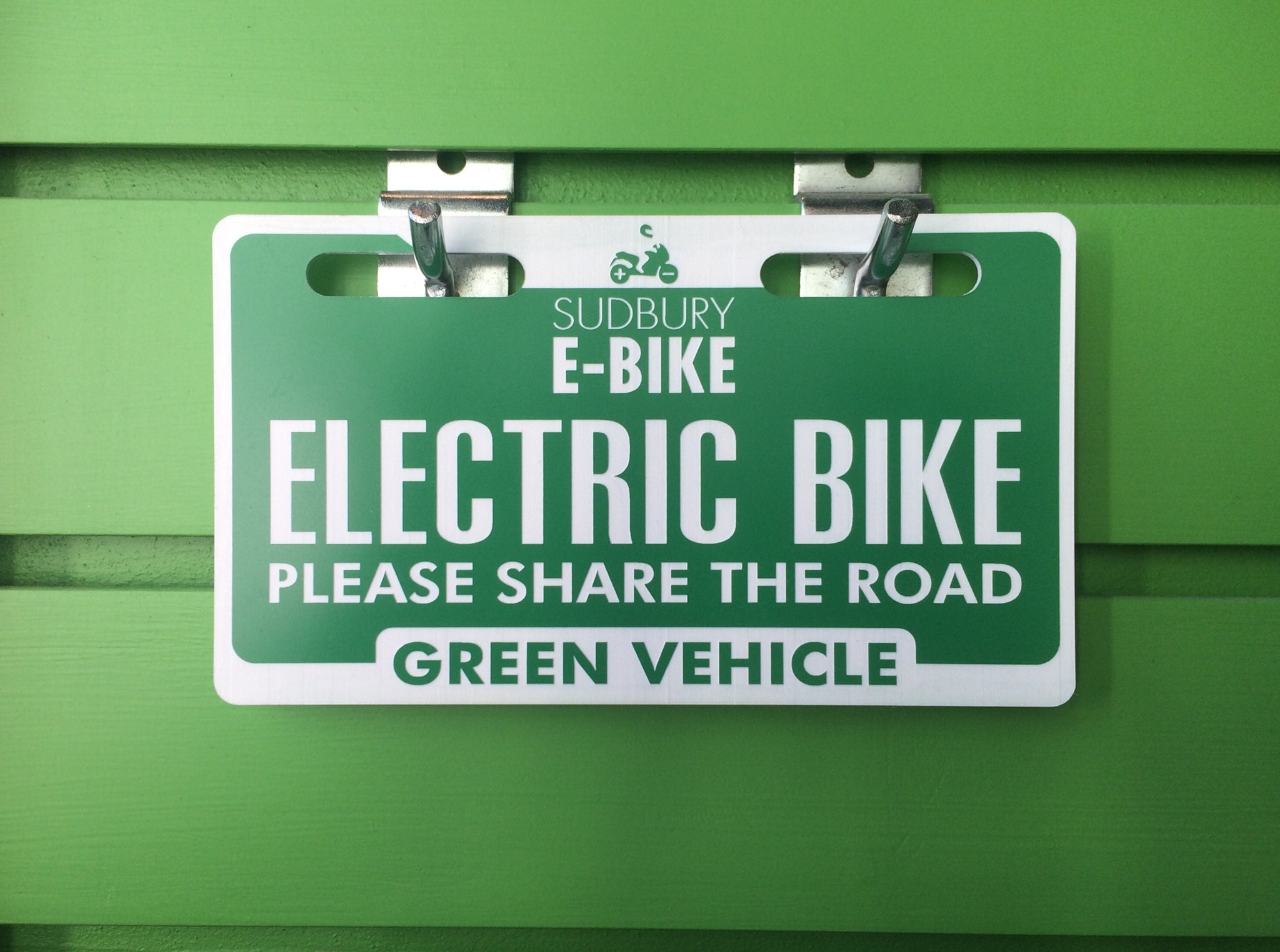 Licence Plate – Sudbury Ebike Inc